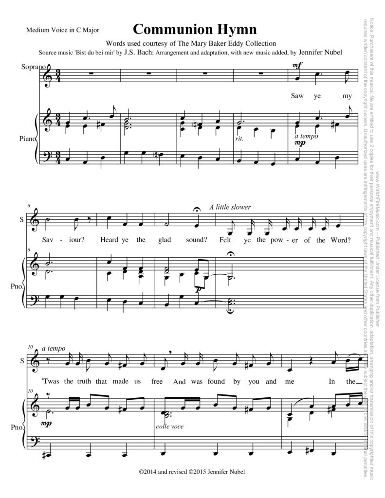 Communion Hymn - Watchfire Music