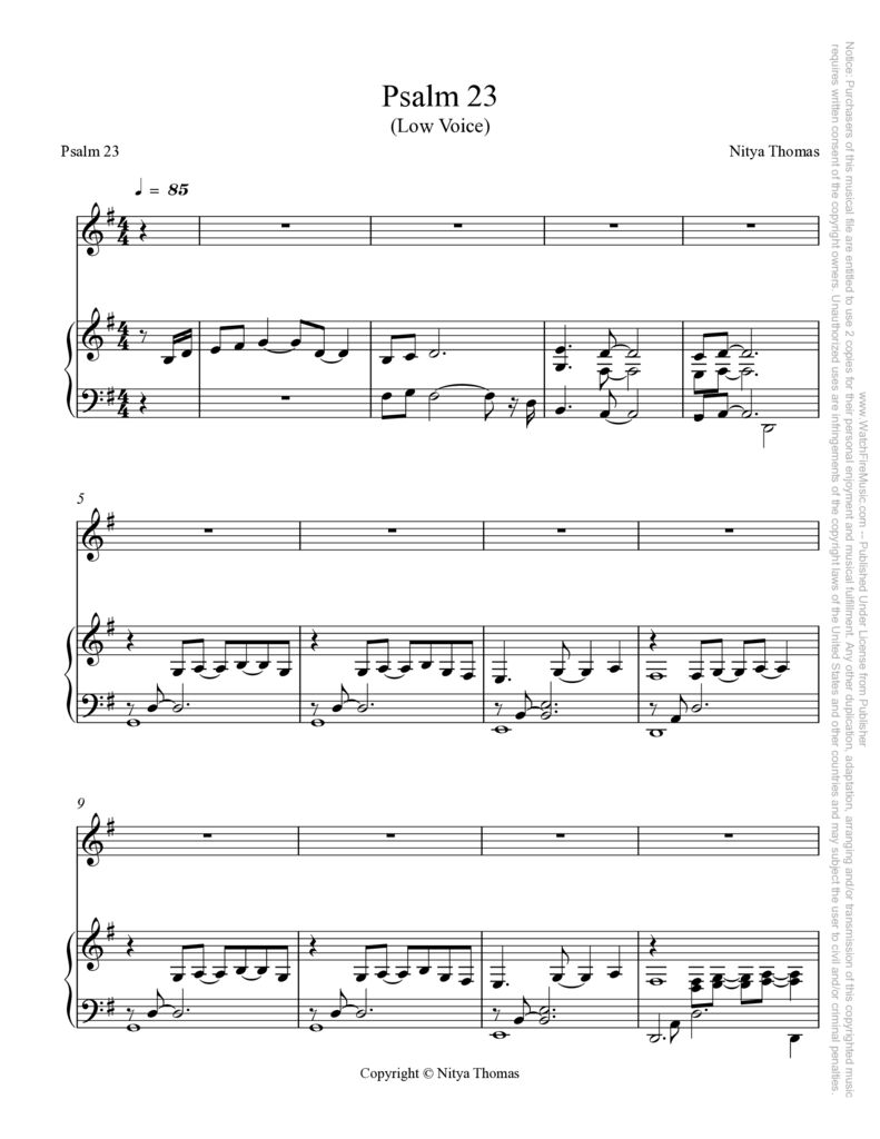 Psalm 23 - Watchfire Music